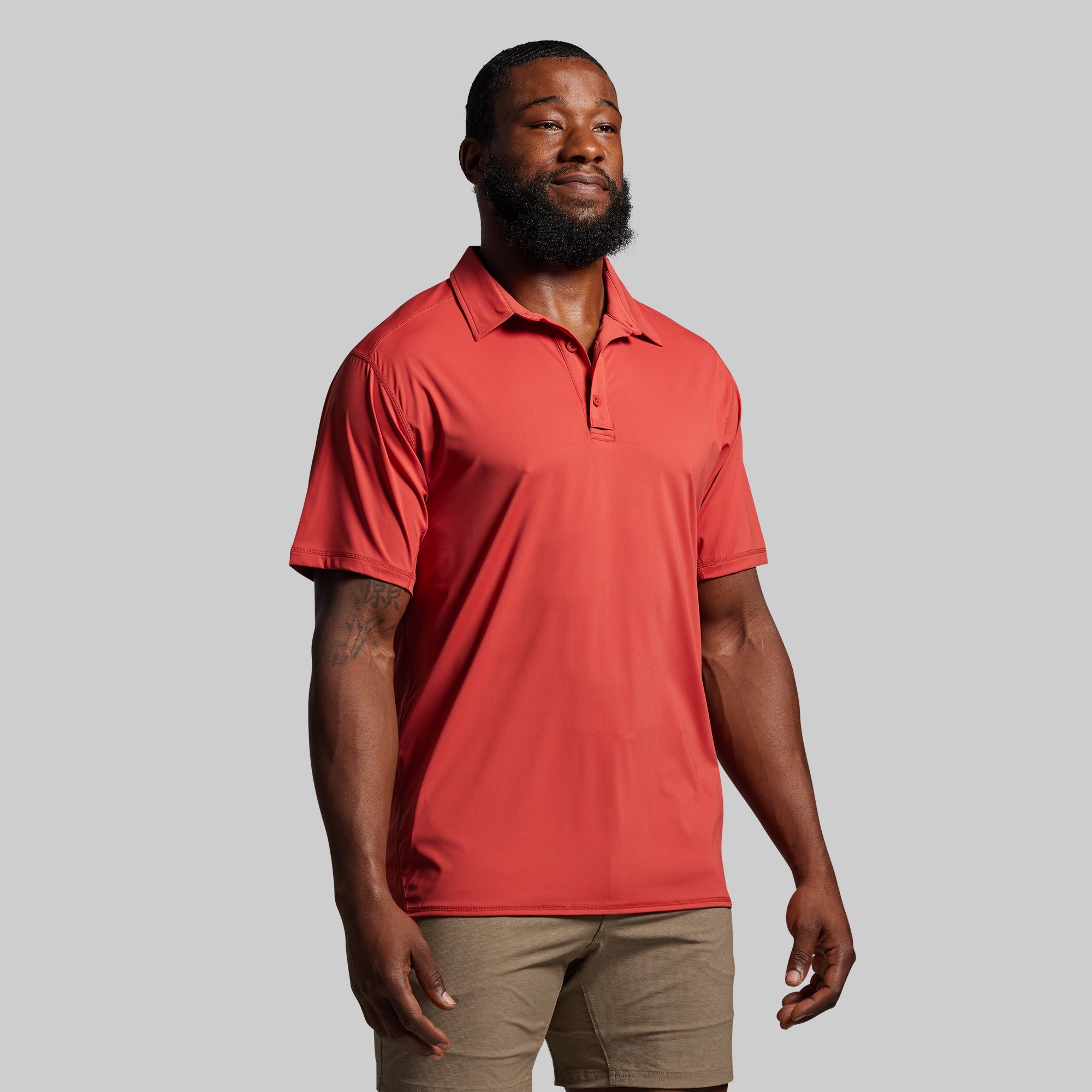 Men's Tek Polo (Brick) – Born Primitive Canada
