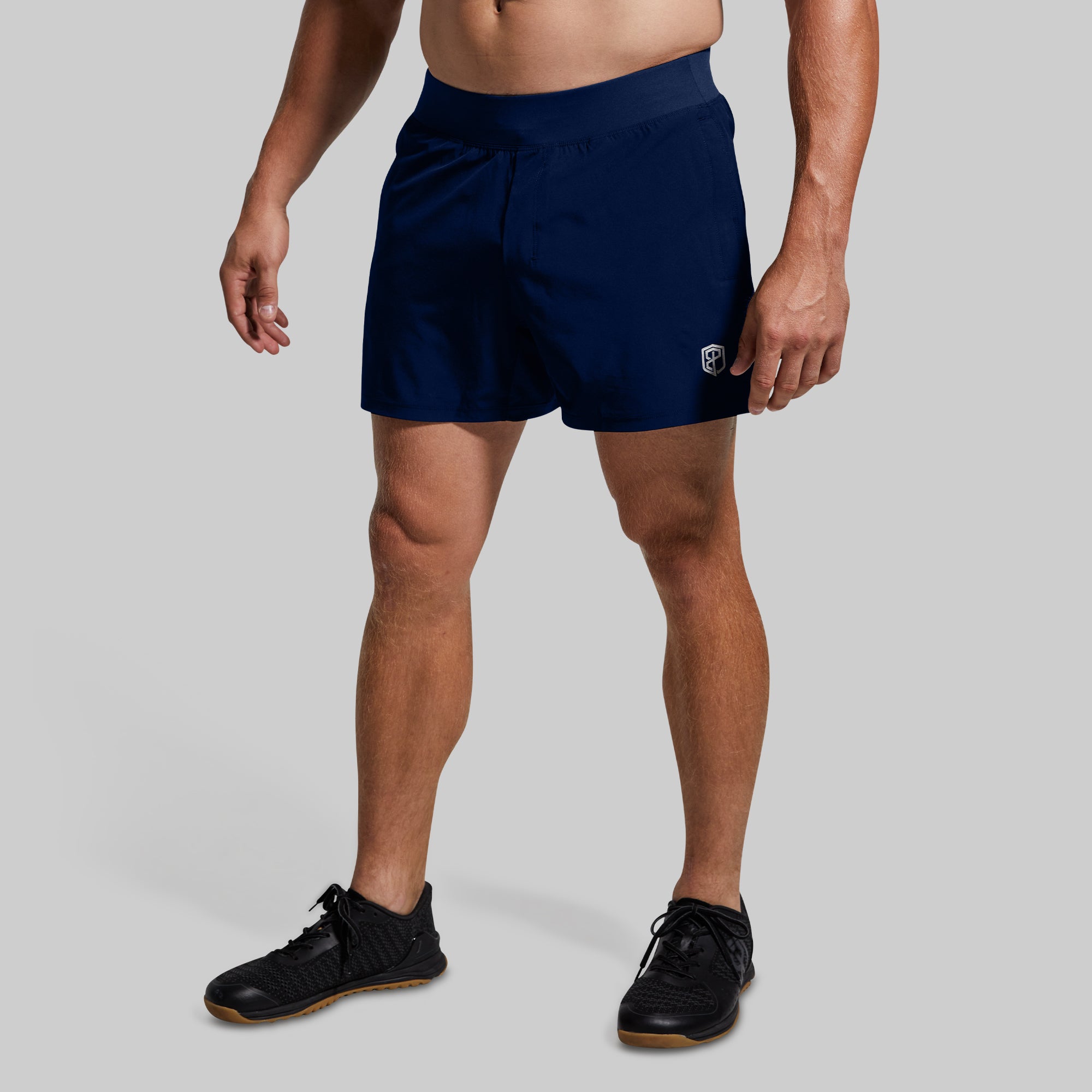 Men's Navy Blue Athletic Shorts with Pockets | Born Primitive | Shorts ...