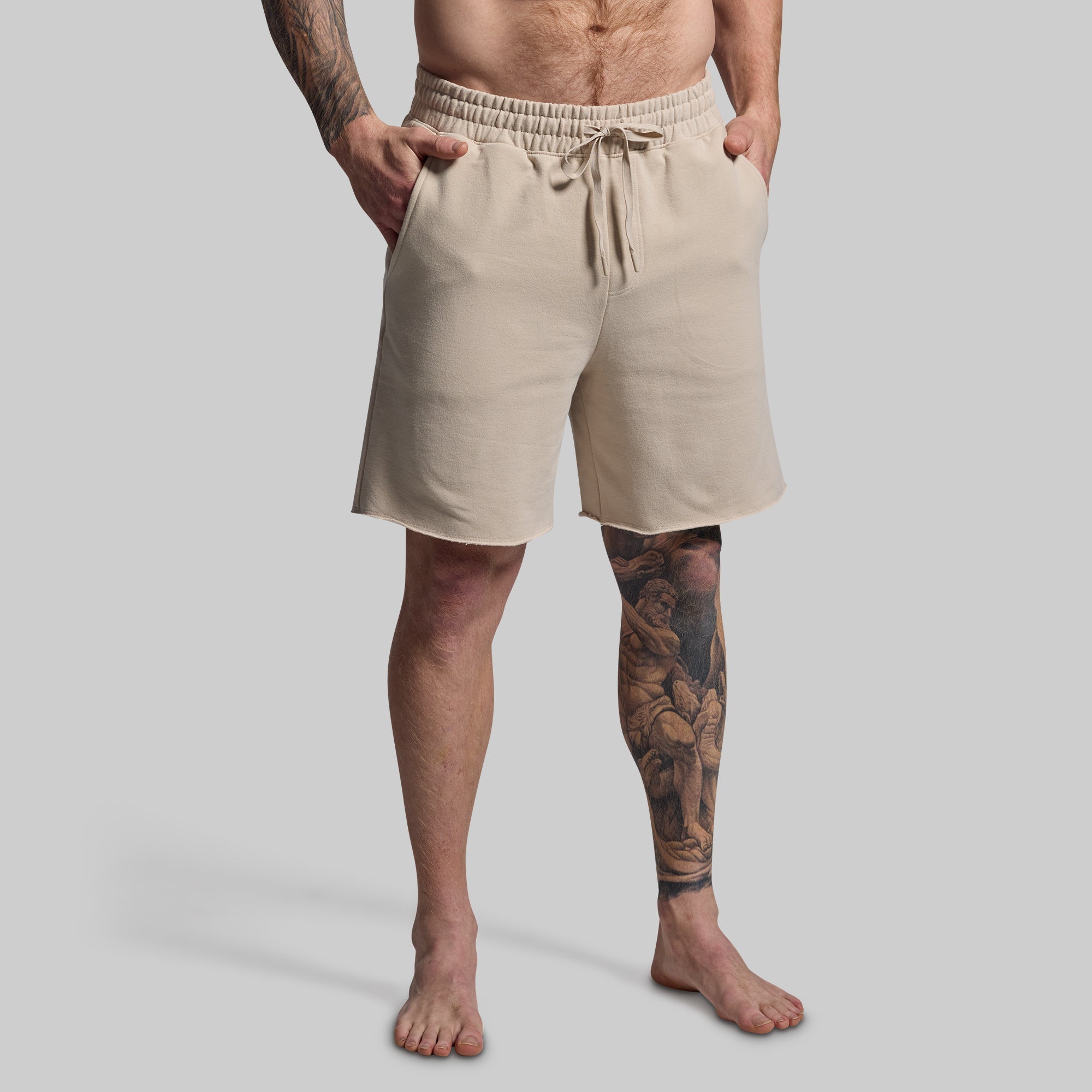 Men's Sweat Pant Shorts | Men's Comfy Lounge Shorts – Born Primitive Canada