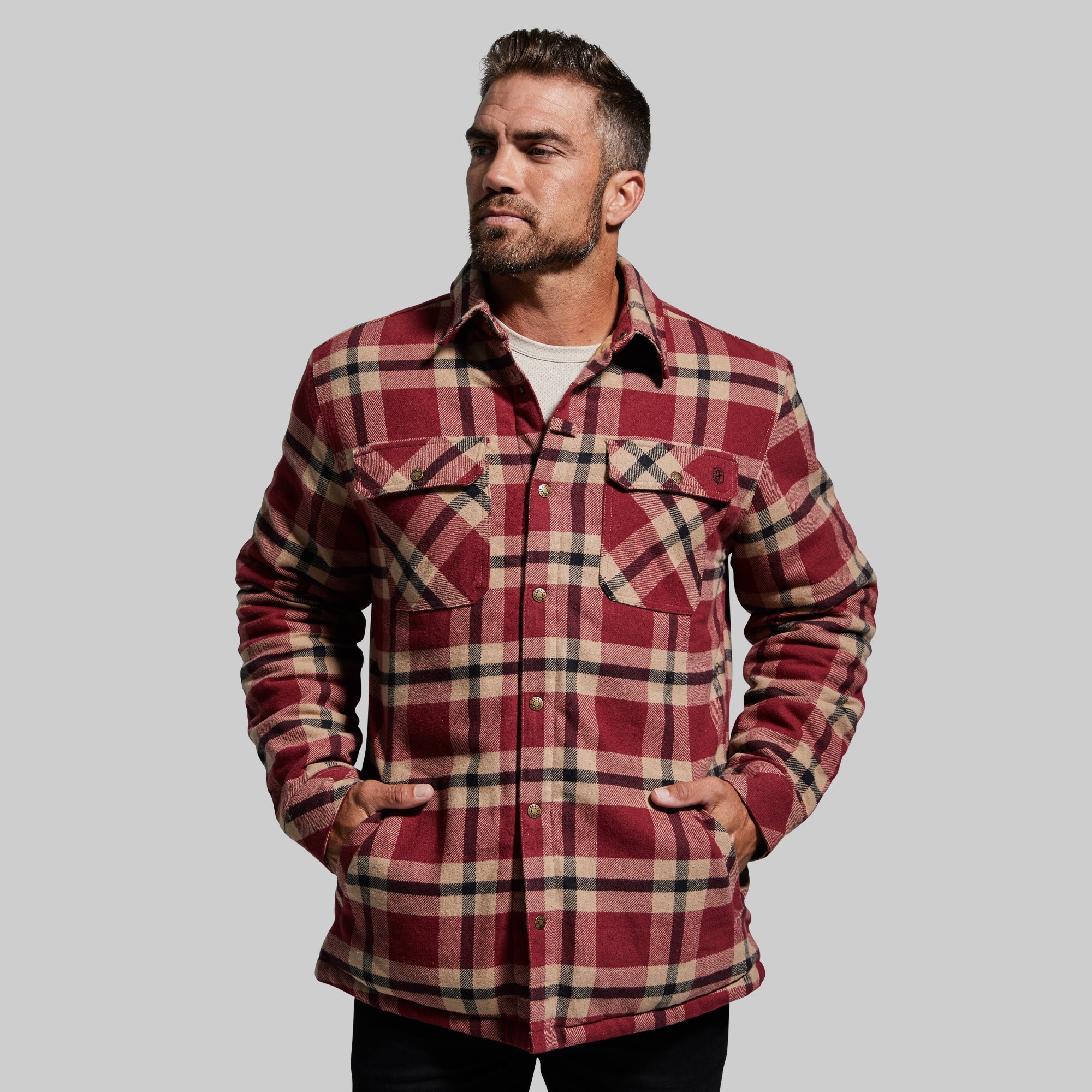 Insulated Flannel Jacket | Flannel Coat | Plaid Shacket – bornprimitive ...